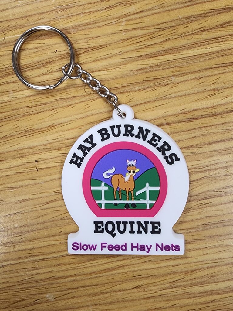 Hay Burners Key Ring - Hay Burners Equine LLC